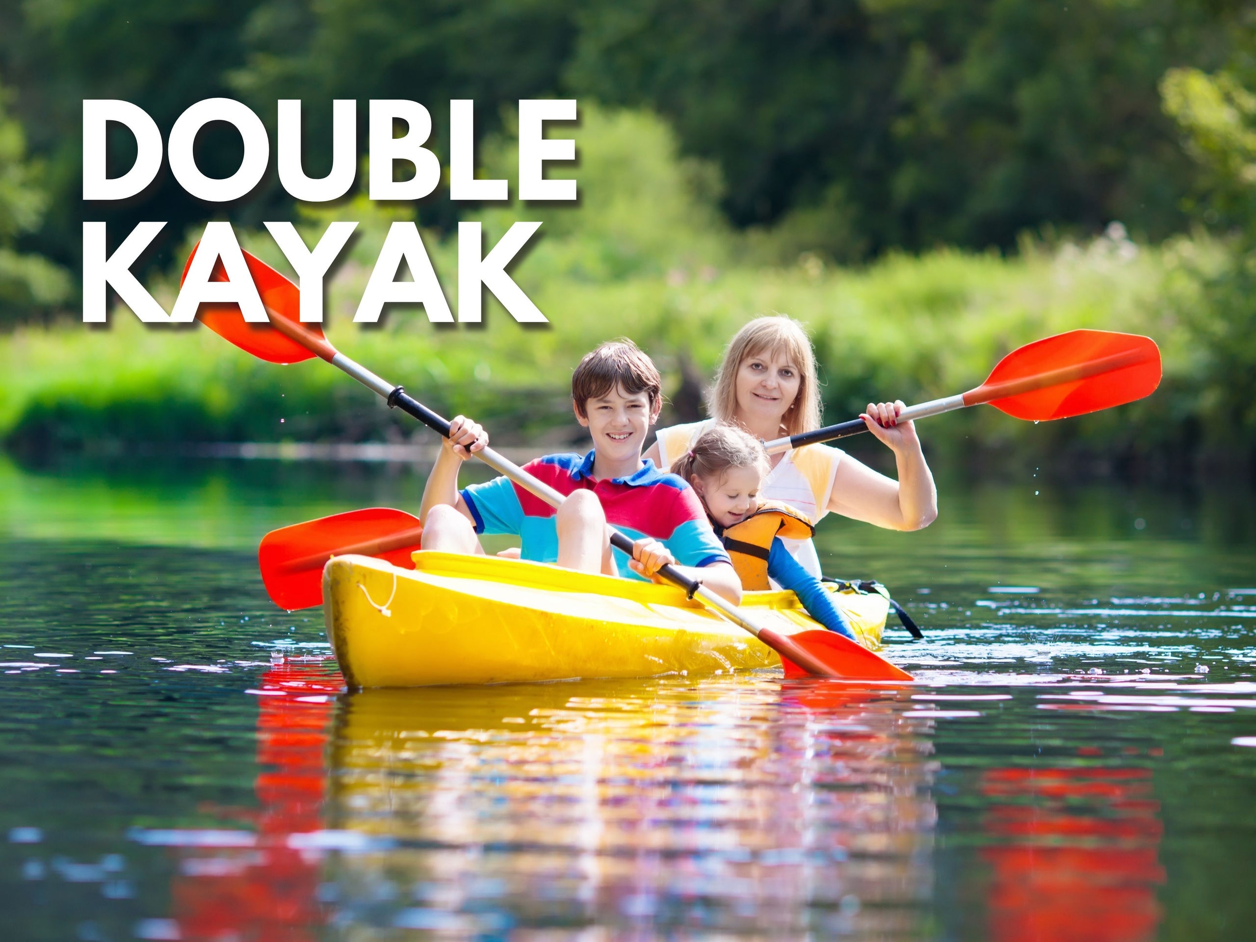 Rent a double kayak at Putters Creek! | Putters Creek Amusements